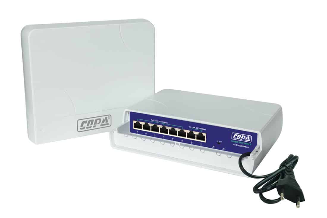 סוויצ' 6+2 PoE 78W לתנאי חוץ – כומפניקס